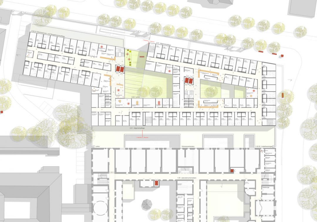 Wettbewerb LMU Portalklinik München - NOVA Architekten